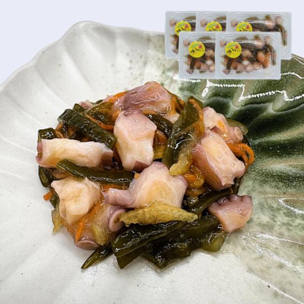 商品発送元：【公式通販】道水オンラインショップフード・菓子、水産物・水産加工品、その他【内容量】柚子たこ　65g×5パック【原材料名】ゆでたこ（ベトナム製造）、茎ワカメ、人参、発酵調味料、たん白加水分解物、ゆず果汁、刻みゆず、食塩、醸造酢、...