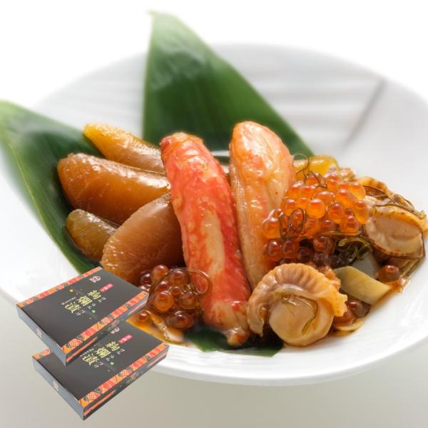 商品発送元：【公式通販】道水オンラインショップフード・菓子、水産物・水産加工品、その他【内容量】絢爛漬 500g×2個セット【原材料名】数の子(アメリカ産、ロシア産)、醤油、ズワイガニ、ホタテ、砂糖、いか加工品、イクラ、昆布、米発酵調味料、...