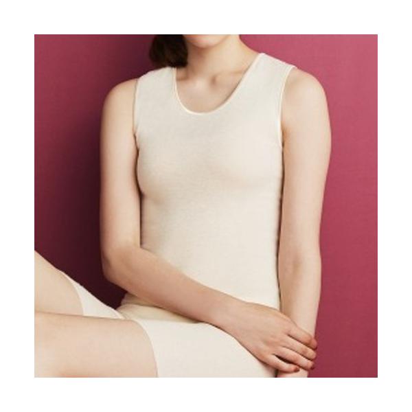 商品発送元：ステップファッション・ブランド、インナーウェア・ナイトウェア、レディース、インナー メディマ アンゴラ20％ No.7140 ノースリーブ（M・Lサイズ）（パイピング）【LAFINTY（ラフィンティ）】アンゴラを20％混紡し、機...