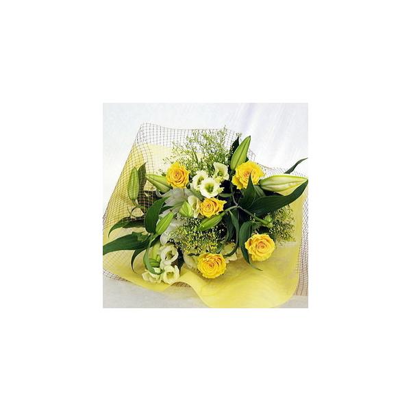 商品発送元：シンコーフラワーセンターフラワー・ガーデニングサイズ : 高さ　65 cm 幅　45 cm使用花材 : カサブランカ・バラ・トルコキキョウ・ソリダコ　他