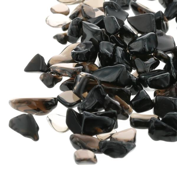 商品発送元：ホワイトセージ 浄化スプレーのルカス LUCAS　本店おもちゃ・ホビー・ゲーム、占い・開運・風水・パワーストーン、石・天然石・パワーストーン浄化能力や魔除けの効果が高い最品質の黒水晶のさざれです。約5〜10mmの中サイズのさざれ...