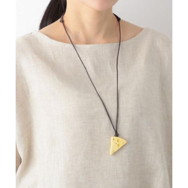 商品発送元：KANKAN ONLINE SHOPファッション・ブランドチーズをカットしたような形が可愛らしいウッドネックレス。 シンプルなフォルムとやさしい色合いで、コーデのさりげないアクセントに。 シリーズで揃えるのもおすすめです。 紐の...