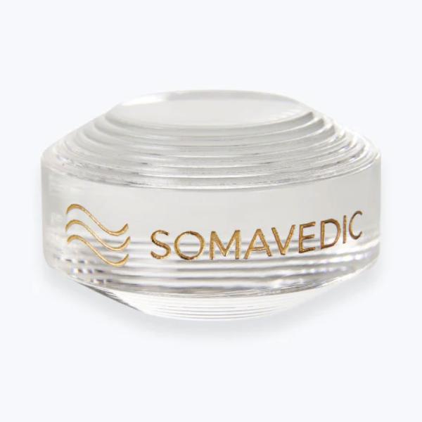 商品発送元：本物ショップ　えがおのたね生活・インテリア・文具、ヒーリング・リラクゼーションソマヴェディックの持ち歩きグッズ！ソマヴェディック「マイルドピュア ポータブルボタン」「マイルド・ピュア ポータブルボタン」はクリスタルガラス１００％...