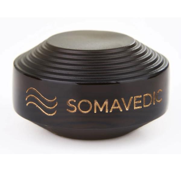 商品発送元：本物ショップ　えがおのたね生活・インテリア・文具、ヒーリング・リラクゼーションソマヴェディックの持ち歩きグッズ！ソマヴェディック「パワーブラック ポータブルボタン」「パワー・ブラック ポータブルボタン」は、シックと同じようにガラ...