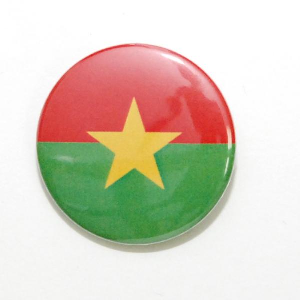 商品発送元：I love itサイズ：直径32mm、重量：3ｇジュエリー・アクセサリー、その他缶バッジ 世界の国旗シリーズブルキナファソ（National Flag Burkina Faso)サイズ：直径32mm重量：3ｇ