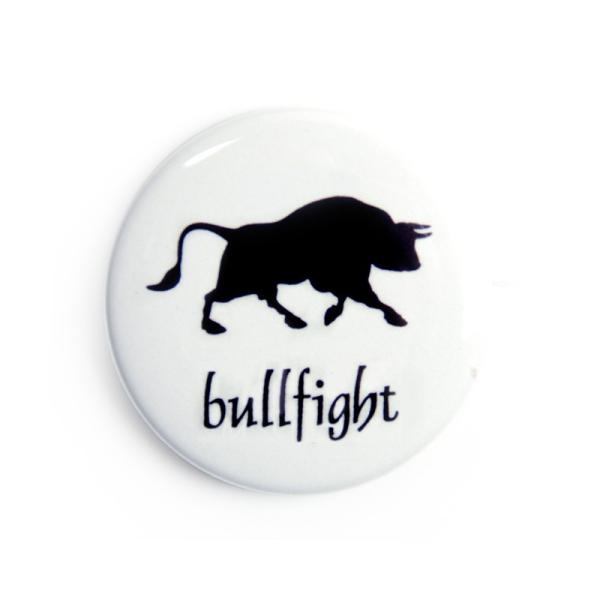 商品発送元：I love itサイズ：直径32mm、重量：3ｇバッグ・靴・小物、雑貨・小物缶バッジ動物・昆虫シリーズ 003　（animal/insect series)イラスト：闘牛 bullfightカラー：ホワイト/ブラックサイズ：3...