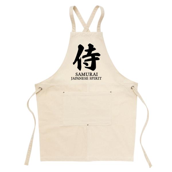商品発送元：I love it1-7日以内に発送その他　SAMURAI Print Work Apron-01　Wear the spirit of Japan.A heavyweight work apron featuring the ...