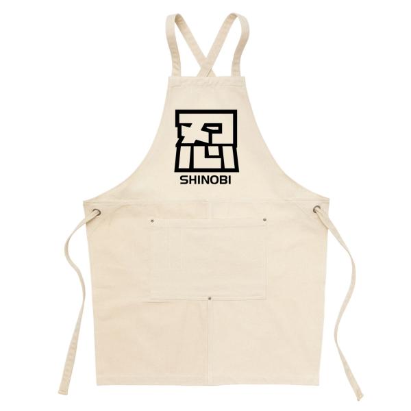 商品発送元：I love it1-7日以内に発送生活・インテリア・文具、キッチン雑貨・小物用品SHINOBI Print Work Apron-02 Wear the spirit of Japan.A heavyweight work a...
