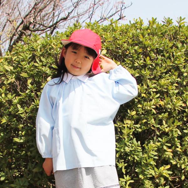 商品発送元：紫外線対策総合ブランド エポカルUVカット スモック長袖 保育園・幼稚園でこれを着ていればUVカット率97％！日焼け防止しながら汚れも防止。キッズ・ベビー・マタニティ、キッズ、洋服・帽子・水着・雨具全ての製品が「洗濯を繰り返すこ...