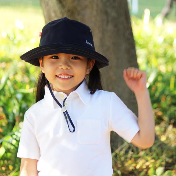 商品発送元：紫外線対策総合ブランド エポカル上品な深みのあるネイビーカラーの鹿の子素材。紫外線対策を３つのスタイルで楽しめるエポカルオリジナルの多機能UVカット帽子です。バッグ・靴・小物、雑貨・小物UVカット対策機能とデザイン性の絶妙なバラ...