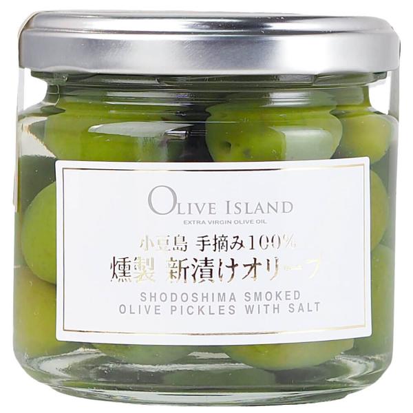 商品発送元：SHODOSHIMA FACTORY70g×1個フード・菓子、キムチ・漬け物・梅干し、漬け物小豆島産手摘み100% 燻製新漬けオリーブ SHODOSHIMA SMOKED OLIVE PICKLES WITH SALT■名称塩水...