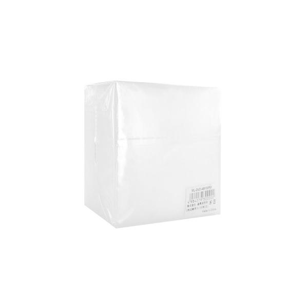 商品発送元：FLASHSTORE家電・AV機器・カメラまとめ買い192パックセット（総数19,200枚)　送料無料！　CD-R、DVD-R保管用の不織布ケース、1つで2枚収納可、業務用にも最適商品説明型番 ML-DVD-AB100PWJAN...