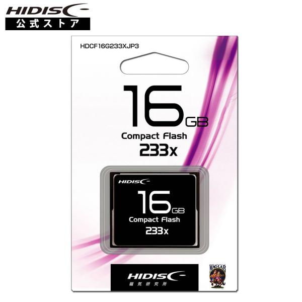 商品発送元：FLASHSTORE家電・AV機器・カメラ型番　HDCF16G233XJP3JANコード　4984279650240規格　コンパクトフラッシュ容量　16GB転送規格　UDMA7Type　Type1サイズ　36.4mmx42.8m...