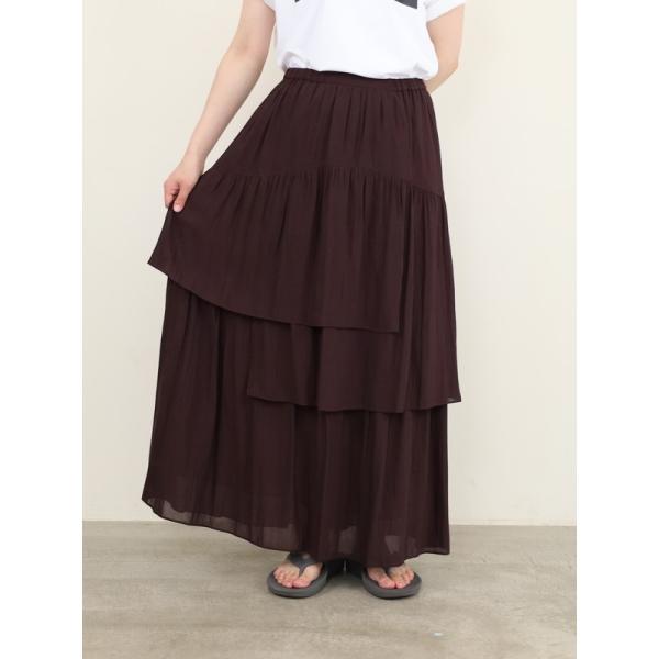 商品発送元：レディースファッション｜flossy オンラインショップファッション・ブランド商品説明サイズ/詳細注意事項ヤマトドレスの大人ティアードスカート。今回はティアードの段を少なくし、よりスッキリ見えるようにリニューアルしたデザインです...