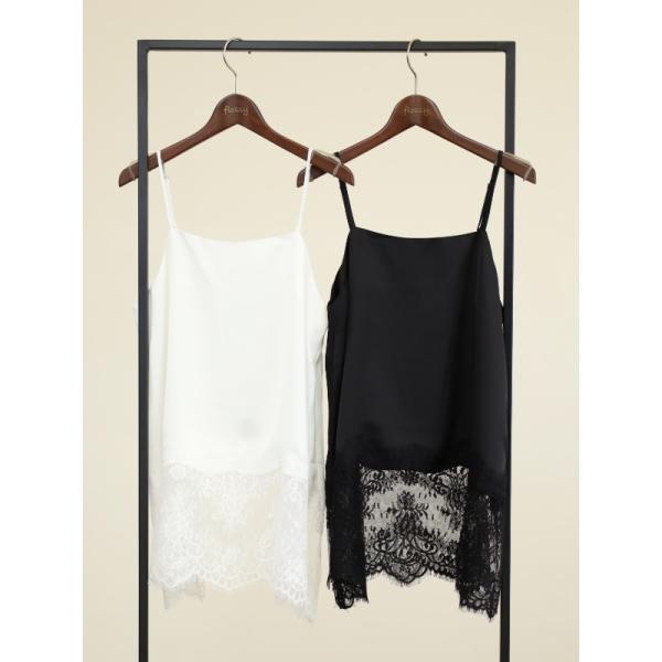 商品発送元：レディースファッション｜flossy オンラインショップファッション・ブランド、レディース・婦人服商品説明サイズ/詳細注意事項4月初旬お届け、予約商品です。今季いちおしアイテム！お手持ちのニット等のインナーにして、裾からレースを...