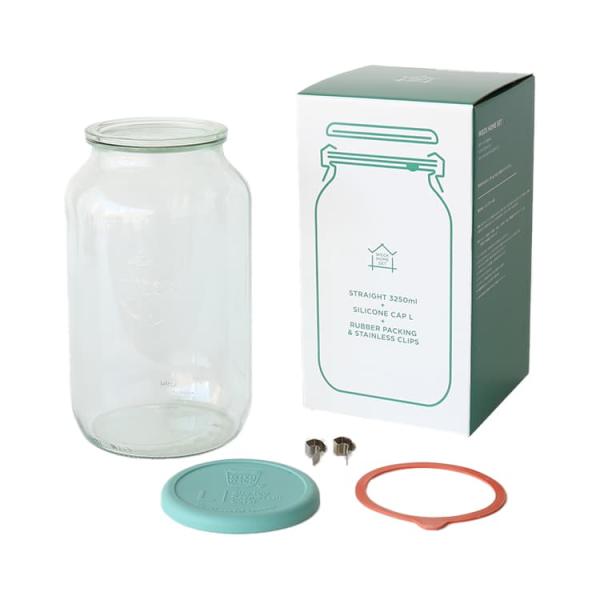 商品発送元：foranew（フォーアニュ）公式サイト生活・インテリア・文具、調理器具WECK HOME SET [STRAIGHT 3250ml SET] / WE-S229 / ウェック ホームセット        梅1kg分で仕込む梅酒...