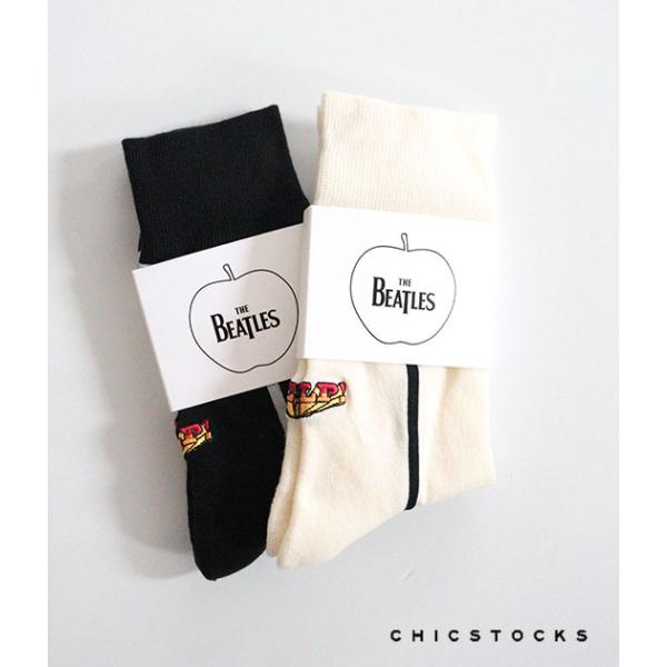商品発送元：franc bonn Online storeファッション・ブランドCHICSTOCKS[シックストックス] THE BEATLES HELP!　CH-891“CHICSTOCKSからビートルズデザインのラインソックスが入荷しま...