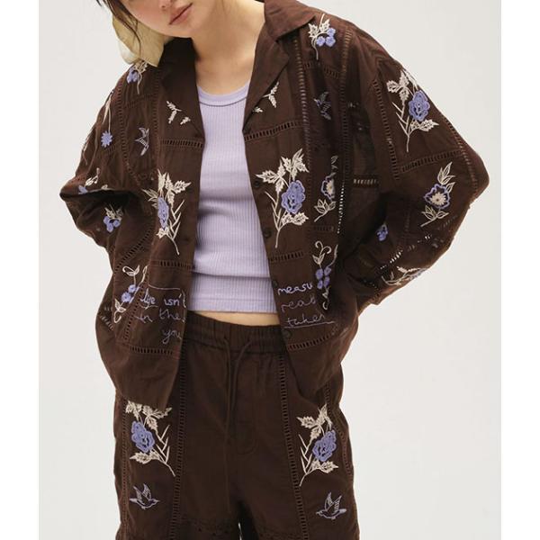 商品発送元：franc bonn Online storeファッション・ブランドTODAYFUL[トゥデイフル] Embroidery Patchwork Shirts　エンブロイダリーパッチワークシャツ　12610428“TODAYFUL...