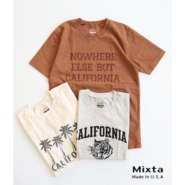 商品発送元：franc bonn Online storeファッション・ブランドMIXTA[ミクスタ] クルーネックプリントTシャツ“ヴィンテージのような風合いの人気プリントＴシャツが入荷しました”ヴィンテージ感のある生地が特徴の1枚。 ア...