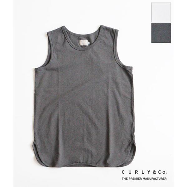 商品発送元：franc bonn Online storeファッション・ブランドCURLY[カーリー] BASIC COTTON TANK TOP　261-000422“CURLYからレイヤードに最適なタンクトップが入荷しました”プレーティ...