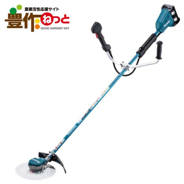 商品発送元：豊作ねっと 農業活性応援サイトフラワー・ガーデニングマキタ MUR368ADG2 充電式草刈機 Uハンドル(左右非対称) 18V6Ahバッテリ2本・充電器付仕様充電式草刈機　MUR368Dシリーズ【主要機能】草刈刃φ(mm):2...