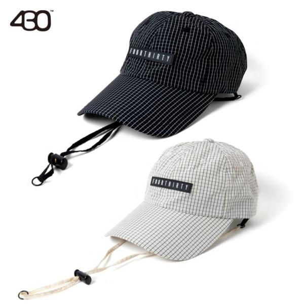 商品発送元：FULLSPEC.ファッション・ブランド格子柄の化繊素材を使用したスポーティーなロングビルキャップ。取り外し可能なストラップ付きでアクティブシーンにも最適な仕様になっています。MATERIAL : ポリエステル、プラ