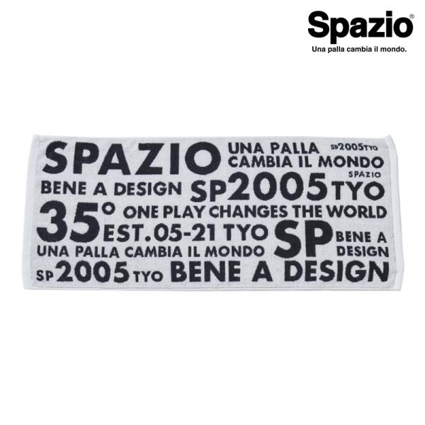商品発送元：Sal．スポーツ・アウトドア・旅行、サッカー、アクセサリーSpazio のブロックロゴタオル!スパッツィオのスポーツタオルです。使いやすい大きさのスポーツタオルです。全体にロゴがデザインされています。縦：34cm横：82cm