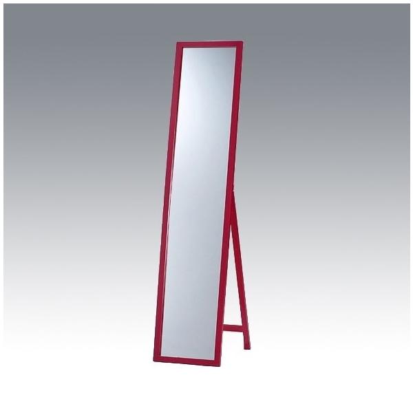 商品発送元：おしゃれな家具やインテリア収納　ガンモマーケット生活・インテリア・文具、収納家具、ドレッサー・鏡台カラー：レッド（RD）飾って楽しい、おしゃれなデザインの７色のスタンドミラーです。高さが150cmあるので、余裕で全身をチェックで...