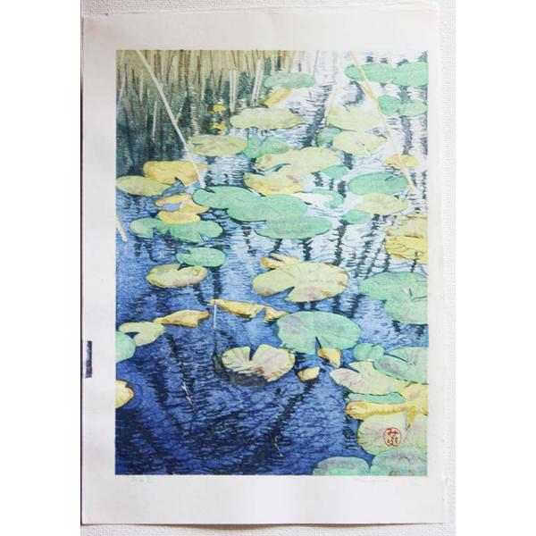 商品発送元：木版画 芸艸堂　Woodblock print UNSODOWinter pondおもちゃ・ホビー・ゲーム、アート・美術品・骨董品・民芸品、絵画、版画自刻　自摺り　オリジナル木版画1973年　福岡県生まれ1997年　京都の木版画...