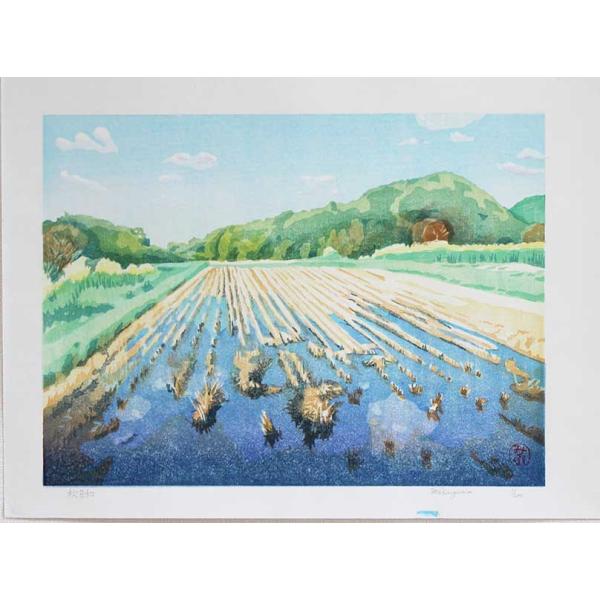 商品発送元：木版画 芸艸堂　Woodblock print UNSODOAutumn sunshineおもちゃ・ホビー・ゲーム、アート・美術品・骨董品・民芸品、絵画、版画自刻　自摺り　オリジナル木版画1973年　福岡県生まれ1997年　京都...