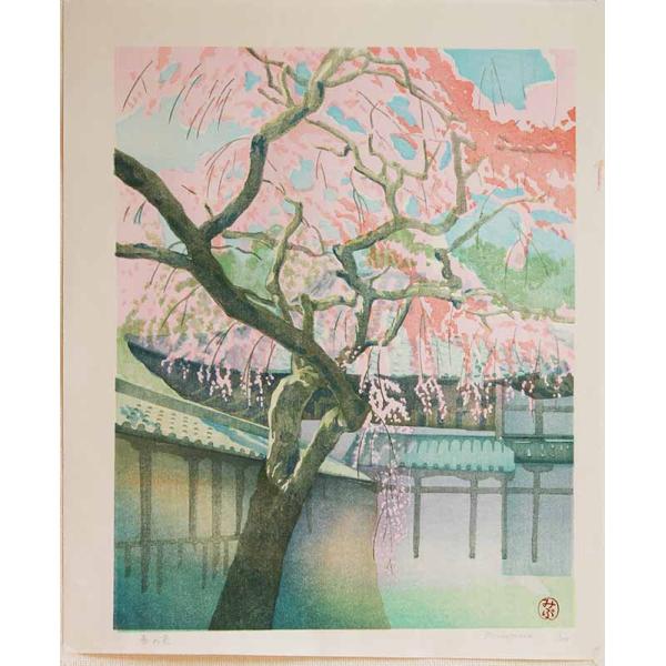 商品発送元：木版画 芸艸堂　Woodblock print UNSODOSpring colorおもちゃ・ホビー・ゲーム、アート・美術品・骨董品・民芸品、絵画、版画自刻　自摺り　オリジナル木版画1973年　福岡県生まれ1997年　京都の木版...