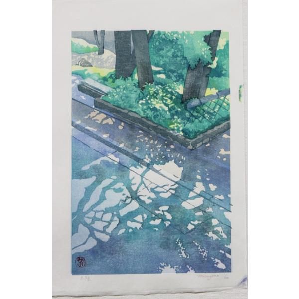 商品発送元：木版画 芸艸堂　Woodblock print UNSODOSunbeams filtering through the trees.おもちゃ・ホビー・ゲーム、アート・美術品・骨董品・民芸品、絵画、版画自刻　自摺り　オリジナル木...