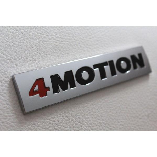 商品発送元：G-FUNKTION車・バイク、カー用品、外装パーツ、ステッカーデカール■商品説明本国純正 4MOTION エンブレム(プレート)です。クロームプレートにレッド/ブラックのエンボス文字仕上げとなります。■商品仕様/特記事項幅 １...