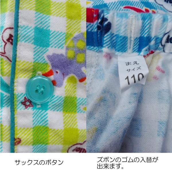 商品発送元：パジャマ通販　モリキューキッズ・ベビー・マタニティ、キッズ、下着・肌着・パジャマ、その他商品詳細素材綿100％サイズ100　 3〜4歳　 身長　 95〜105　胸囲  49〜55110　 5〜6歳　 身長  105〜115　胸囲...
