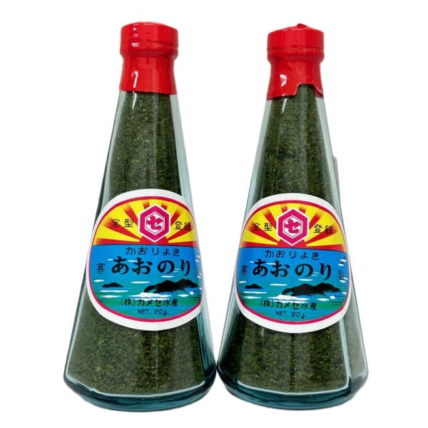 商品発送元：GroceryShop Kihei通常１〜３日以内に発送（休業日除く）フード・菓子お得な2本セット昭和レトロな瓶にぎっしり詰まった青のり。風味豊かなスジアオノリです。