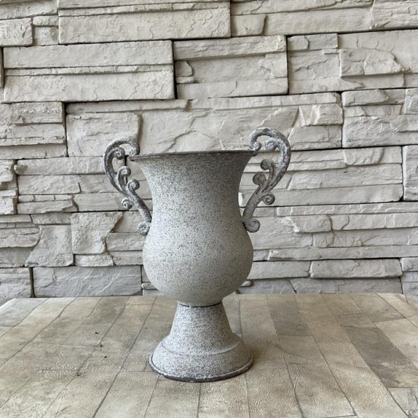 商品発送元：橋本種苗園オンラインストアフラワー・ガーデニングサイズ巾21.5×奥15cm.   H25cm内寸14cm.    深さ16cm穴なし素材　アイアン在庫数の変動が激しいため表示している在庫数は目安です。欠品する場合がございますの...