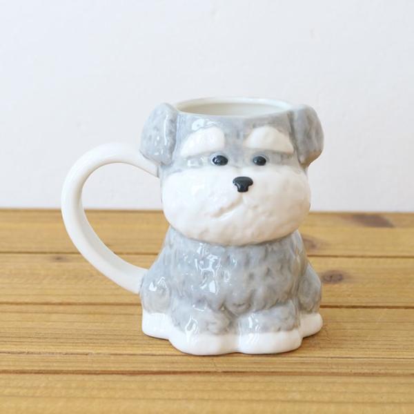 商品発送元：HUMPTY DUMPTY online shopその他シュナウザーがそのままの形でマグカップに。きちんと座ってこちらを見つめる姿に思わず笑顔になりそうです。 マグカップとしては洗いづらさもありますが、それが気にならない位のかわ...