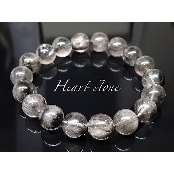 商品発送元：天然石（パワーストーン）ブレスレット【ハートストーおもちゃ・ホビー・ゲーム、占い・開運・風水・パワーストーン、石・天然石・パワーストーン上品な輝きを放つプラチナカラーの針が美しく内包された、プラチナルチルクォーツの天然石ブレスレ...