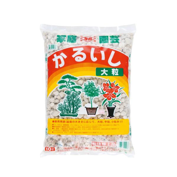 商品発送元：Gardening　園芸と土　刀川平和　本店フラワー・ガーデニング、ガーデニング、用土・肥料「通気性と排水性の高い軽石。大中小の各粒あります。」群馬県産の軽石です。大粒(11〜24mm)は鉢底石に使用します。中粒(6〜11mm)...