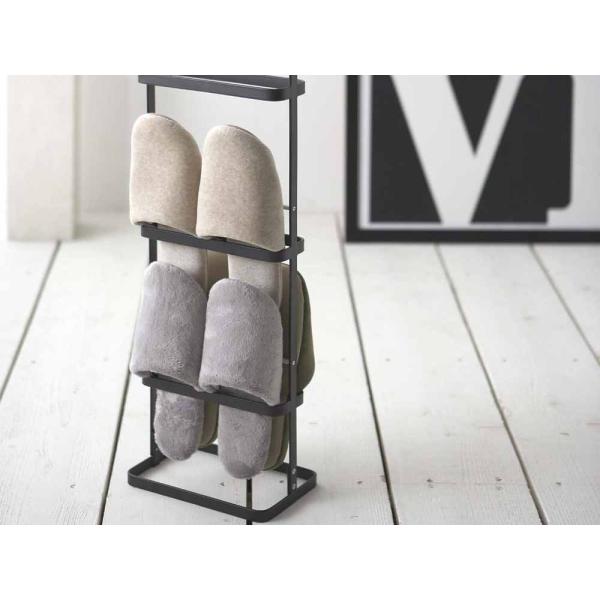 商品発送元：Hinata life生活・インテリア・文具省スペースな「スリッパラック」で玄関周りがスッキリ！省スペースで玄関周りがスッキリ整理できる、tower（タワー）の「スリッパラック」。わずか14センチの隙間に6足収納（片面に３足）で...