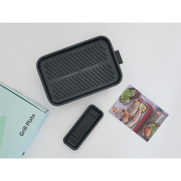 商品発送元：Hinata life生活・インテリア・文具お肉を焼くならコレ「グリルプレート」こちらは「【recolte】ホットプレート」用の別売りオプション「グリルプレート」です。本体の「【recolte】ホットプレート」は、お皿のように丸...