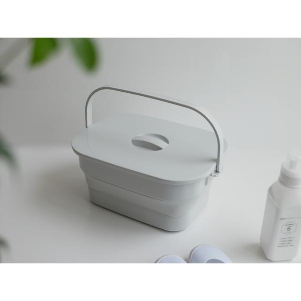 商品発送元：Hinata life生活・インテリア・文具【新サイズ追加】洗濯バケツの本気！「つけ置き・洗濯板・コンパクトさ」すべて網羅しました。つけ置き洗いや靴洗いに便利なバケツ。靴や衣類をつけ置きすると、プカ〜と浮かんできちゃう…ゴシゴシ...