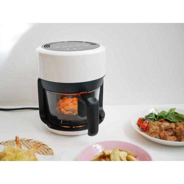 商品発送元：Hinata life生活・インテリア・文具もっと早く使いたかった！?ガラス?ポットのノンフライヤー。前から気になっていた調理家電ノンフライヤー。油も使わずヘルシーなのは知っているけれど、本当に焼けるの？調理後の片付けが逆に大変...