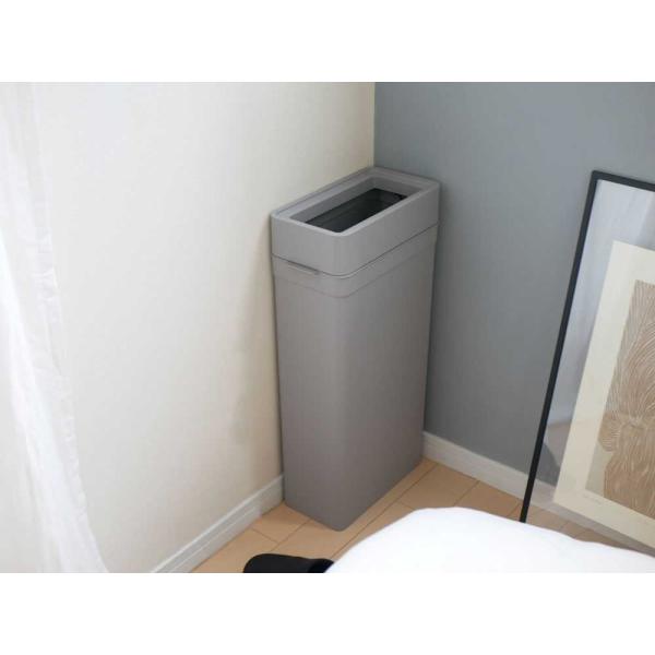 商品発送元：Hinata life生活・インテリア・文具”蓋なし”だから使いやすく軽やか。暮らしにすっと溶け込む、美しいダストボックス。?「【like-it/ライクイット】中身が見えにくい蓋なしダストボックス」は、使いやすさとデザイン性を兼...