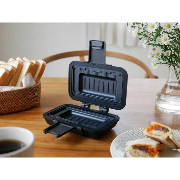 商品発送元：Hinata life生活・インテリア・文具【人気アイテムをまとめてゲット！セットも販売中！】忙しい朝は?レンチン?ホットサンドが頼りになるんです！朝ごはん、おやつ、夜食に…と大人気なホットサンド。サンドイッチやトースト１枚より...
