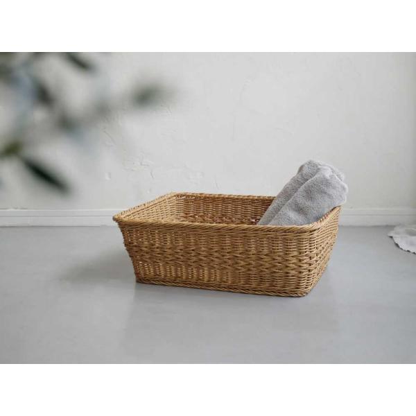 商品発送元：Hinata life生活・インテリア・文具洗濯機まわりの収納は、洗える、優しみ「バスケット」に総頼り。魅せる収納にもなり、ナチュラル感もある人気の「【Creer/クレエ】ユティルナイール バスケット シリーズ」。丈夫で水洗いO...