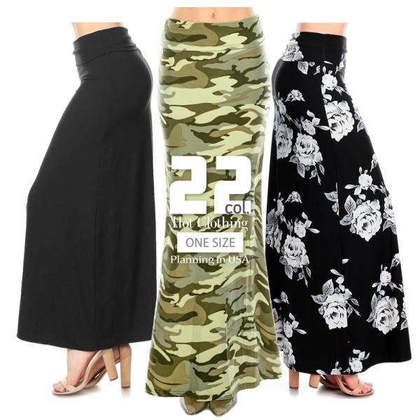 商品発送元：HotClothing　L.A.インポート＆ドレス正規販売シンプルなラインでもこだわりの生地使いのワンピースファッション・ブランド、レディース・婦人服、スカート、ロングスカート新色・入荷しました！全22カラー!!!    大人気...