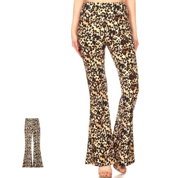 商品発送元：HotClothing　L.A.インポート＆ドレス正規販売ヒョウ柄で、モダンキュートに仕上げたパラッツォパンツファッション・ブランド、レディース・婦人服、パンツ、ロングパンツインパクトのあるヒョウ柄で、モダンキュートに仕上げたパ...