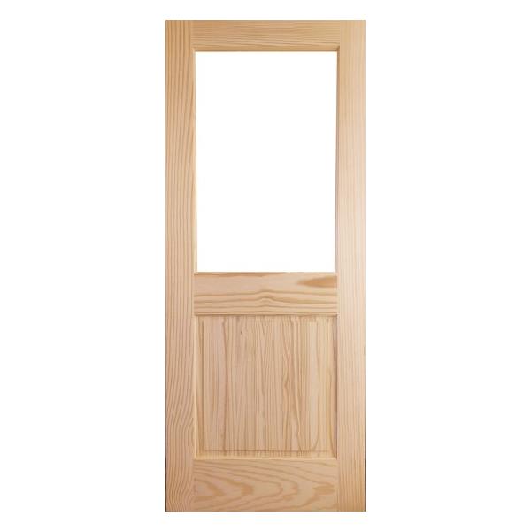 商品発送元：輸入建材・住宅資材通販【ハウディーPlus】F☆☆☆☆生活・インテリア・文具、日曜大工・作業用品、その他木製室内ドア 巾712mm[ドア単体] クリアパイン 144 無塗装北欧インテリアでも人気のパイン材を使用したクリアパインド...