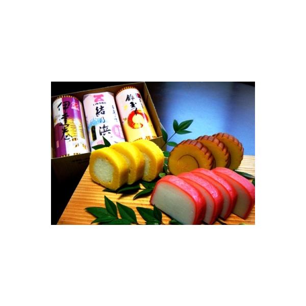 商品発送元：いちうろこ　公式ホームページフード・菓子玉真（たま）セット※かまぼこ白板がご希望の方は、備考欄にご記入ください。おせち料理には欠かせない蒲鉾、伊達巻、錦玉子を詰め合わせました。結の浜とは当店の商標特許製品です。高級魚の生グチを使...